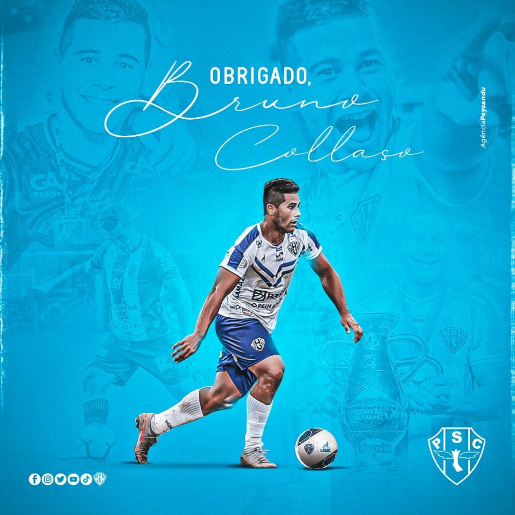 Paysandu anuncia chegada de novo zagueiro e saída de Bruno Collaço