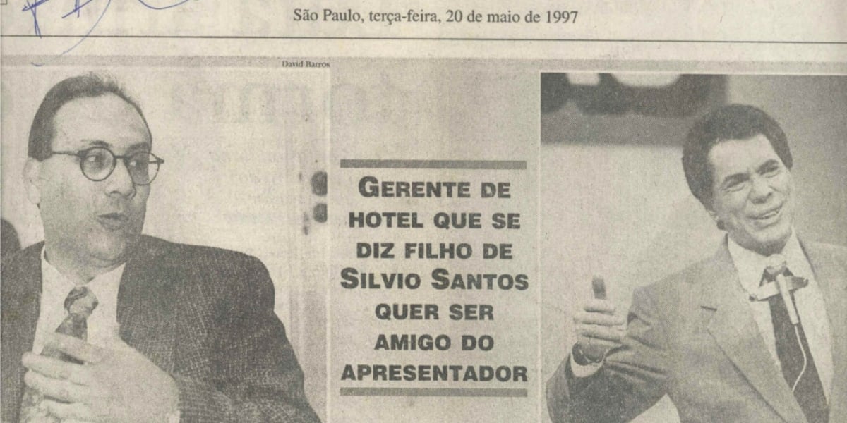 Conheça a história do filho não reconhecido de Silvio Santos que viveu ...